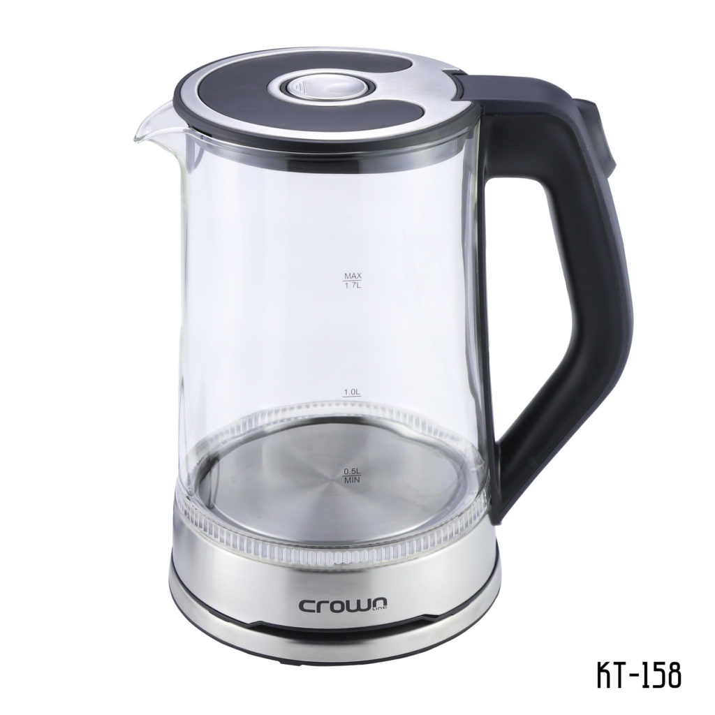 Electric Glass Kettle KT-158 - Crownline
