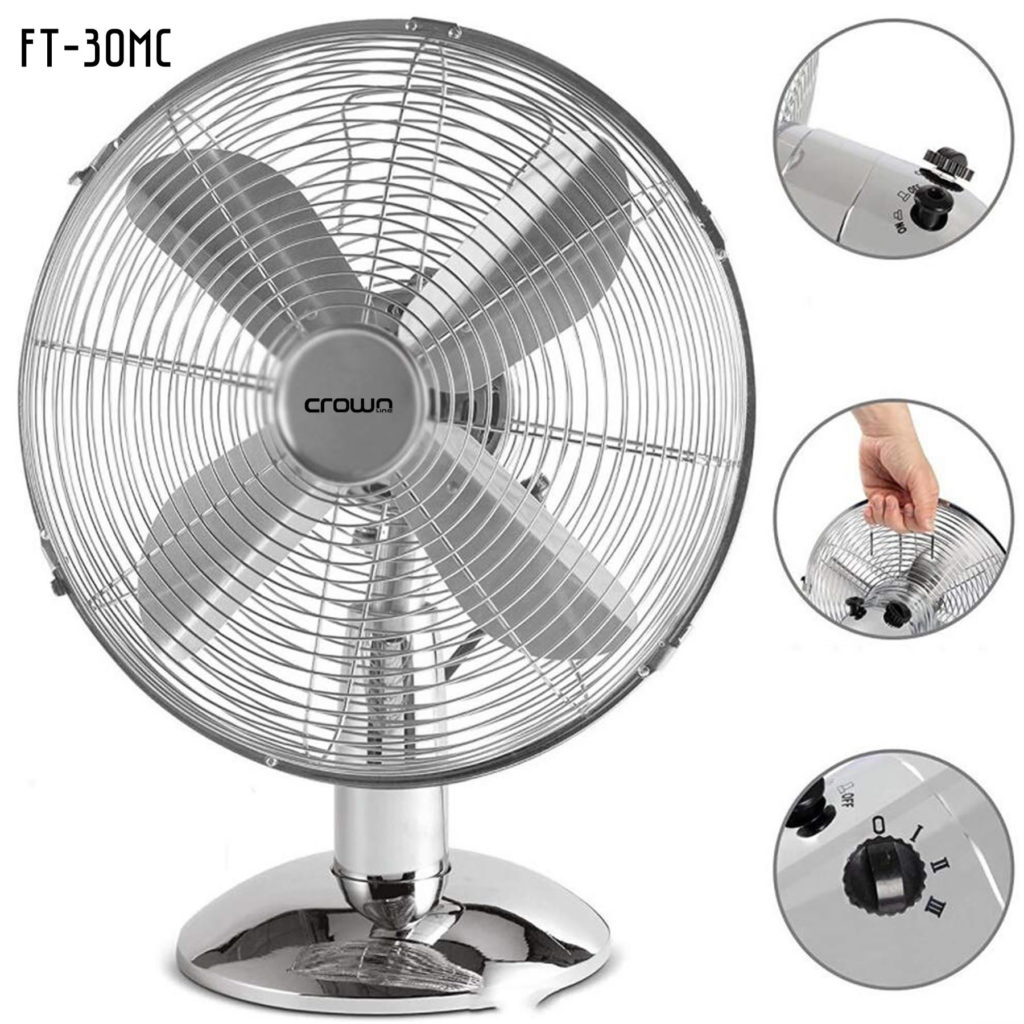 Crown Line 12" Table Fan FT-30MC - Crownline