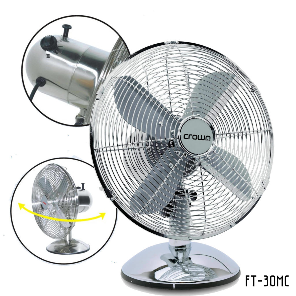 Crown Line 12" Table Fan FT-30MC - Crownline