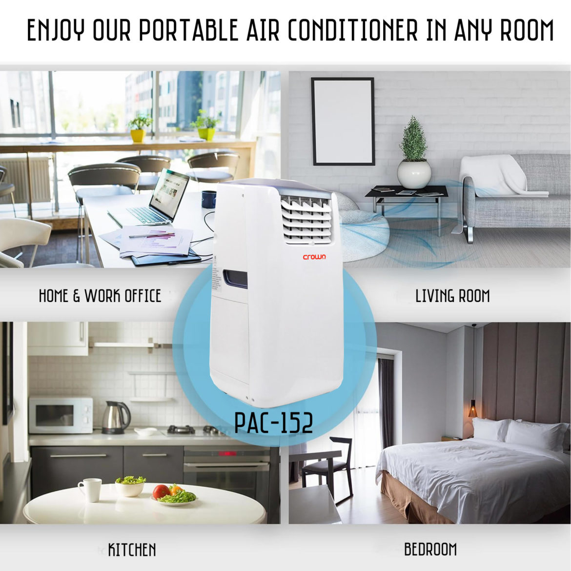Portable Air Conditioner PAC-152 - Crownline