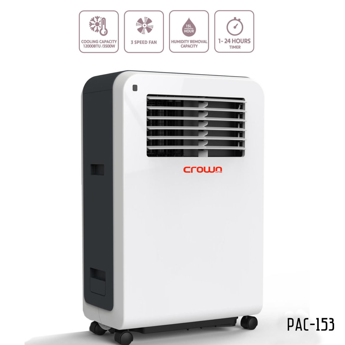 Portable Air Conditioner - PAC-153 [Discontinued] - Crownline