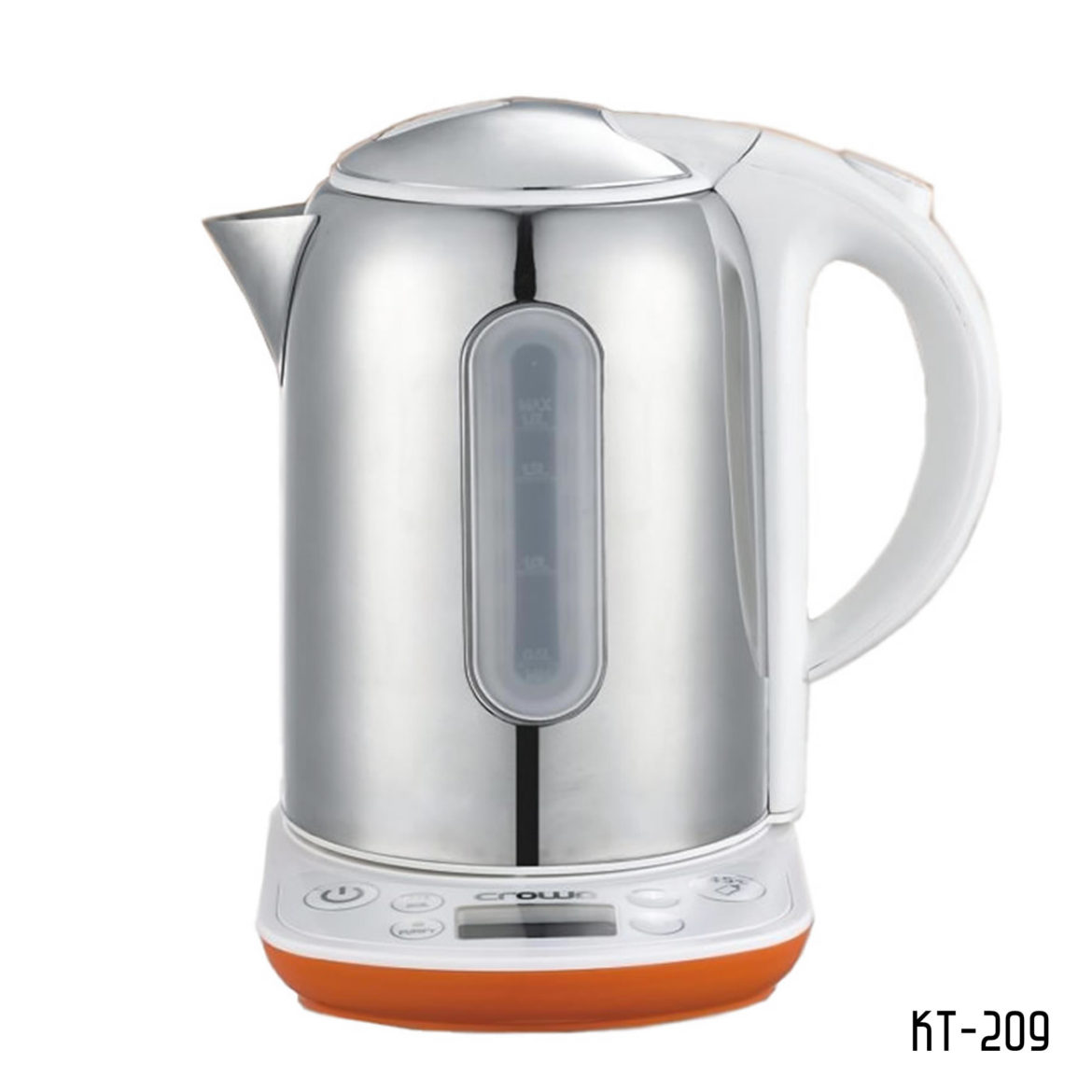 Stainless Steel Cordless Kettle KT-209 [Discontinued] - Crownline
