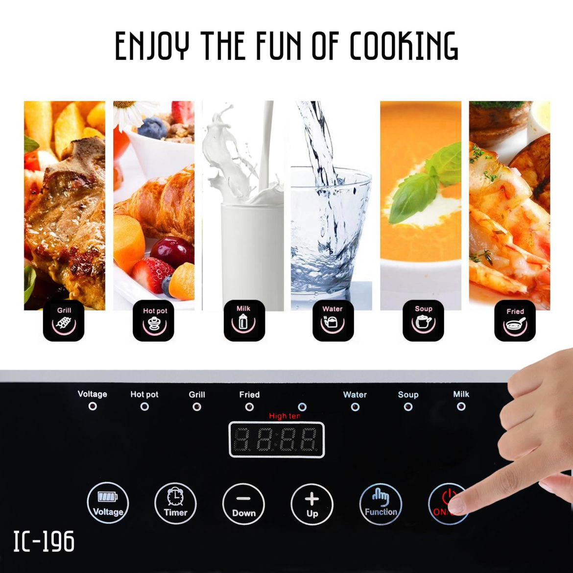 Crownline Hot Plate Infrared Cooker - IC-196 - Crownline