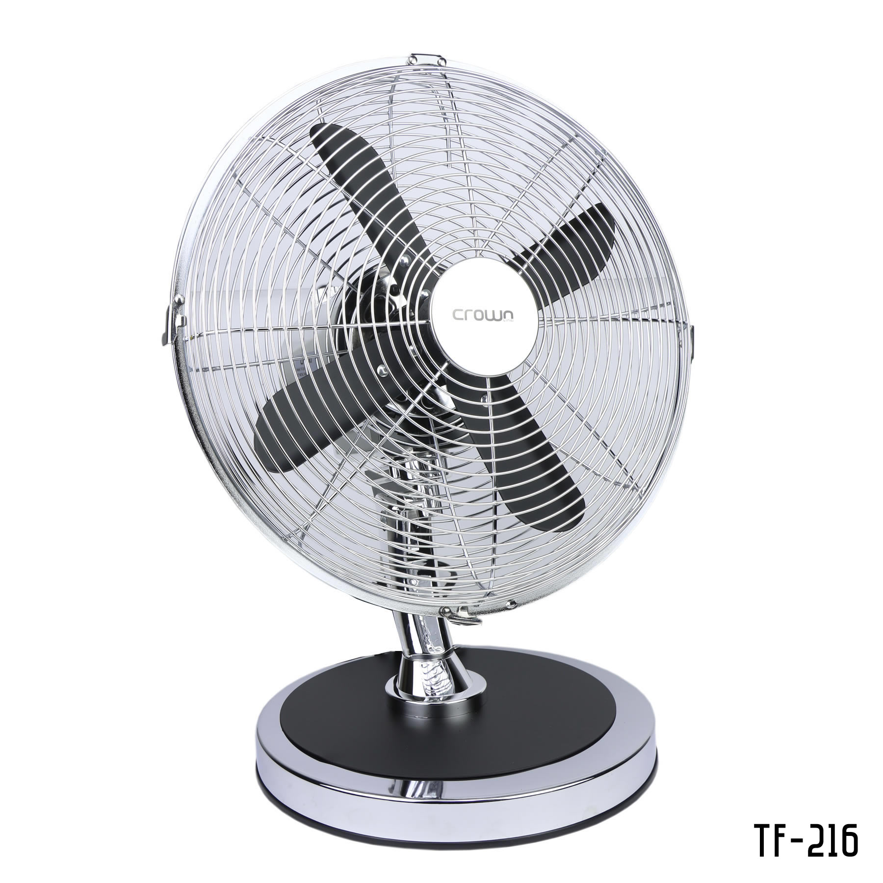 Crownline Table Fan with 4 Metal Blades 12" - TF-216 - Crownline