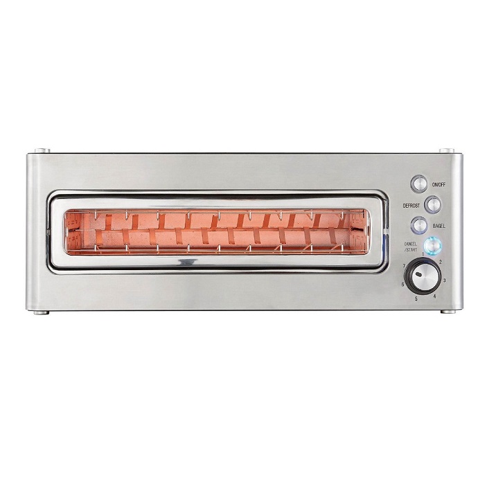 Crownline Long Slot 2 Slice Glass Toaster TR-274 - Crownline